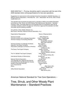 ANSI A300 Pruning Standards Overview | PDF | Pruning | Plant Stem