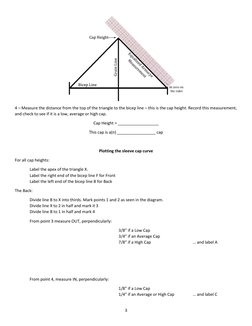 Sleeve Cap Height Calculation Guide | PDF | Sewing | Seam (Sewing)