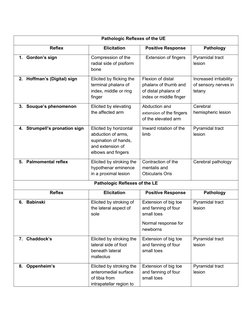 Pathological Reflexes of the Upper Limb | PDF | Anatomical Terms Of ...