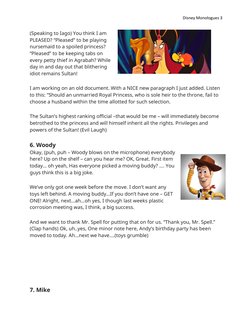 Disney Monologues for Auditions | PDF