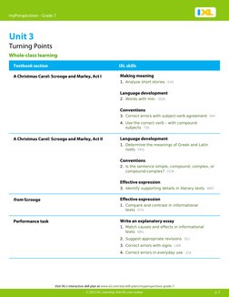 Myperspectives Grade 7 | PDF | Verb | Word