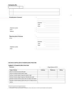 Annual Return Form Section 68 SSM | PDF | Malaysia | Corporations