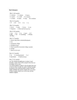 Flyers Authentic Papers Answer Key | PDF