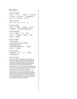 Flyers Authentic Papers Answer Key | PDF