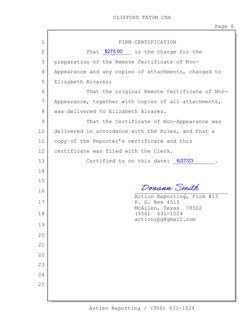 Certificate of Non-Appearance: Tatum | PDF | Civil Law (Common Law ...