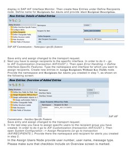 Setting Up SAP AIF Interface Monitor | PDF | User Interface | Communication