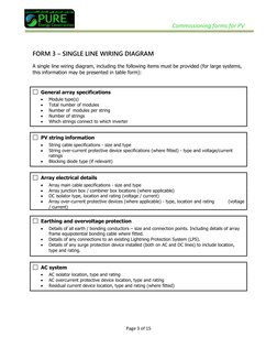 PV System Commissioning Forms | PDF | Photovoltaics | Photovoltaic System
