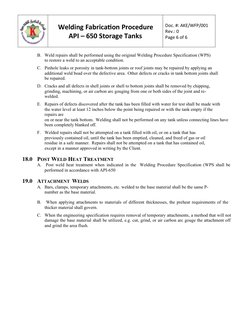 API 650 Welding Fabrication Guide | PDF | Welding | Construction