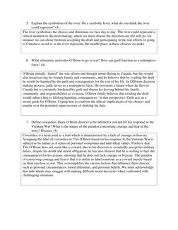 Analyzing Tim O'Brien's "On the Rainy River" | PDF | Conscription In ...