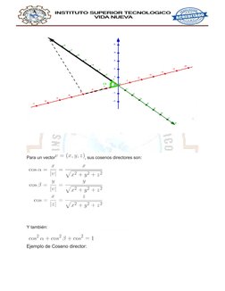 Ángulos Directores de Vectores 3D | PDF | Vector Euclidiano | Ángulo