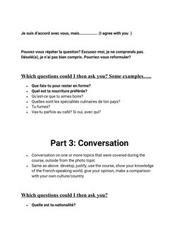 IB French Ab Initio Oral Exam Guide | PDF