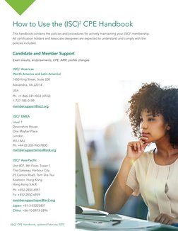 ISC2 CPE Handbook Overview 2024 | PDF | Business