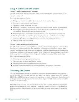 ISC2 CPE Handbook Overview 2024 | PDF | Business