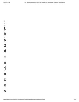 Mejores botones CSS gratuitos y elegantes | PDF | Internet | Formatos ...