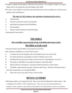 Form 1 Cre Simplified Notes | PDF | Genesis Creation Narrative | Abraham