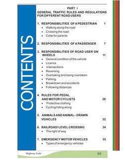Highway Code Makeup 1 FINAL STD | PDF | Traffic | Road