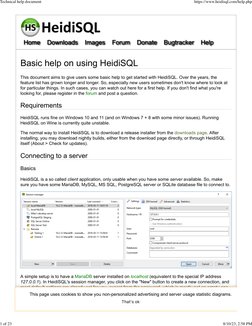 Getting Started with HeidiSQL | PDF | Microsoft Sql Server | Http Cookie