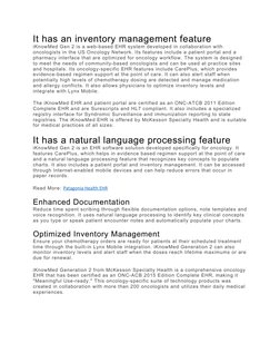 iKnowMed Gen 2: Oncology EHR Overview | PDF | Electronic Health Record ...