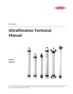 UF Ultrafiltration Manual 45 D00874 en | PDF | Water Management ...