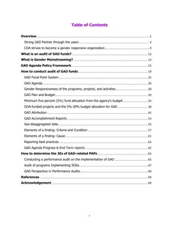 GAD Audit Guide for Government Agencies | PDF | Audit | Gender And ...