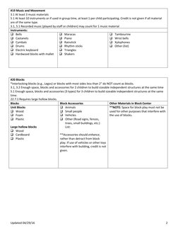 ECERS-3 Materials Checklist Guide | PDF