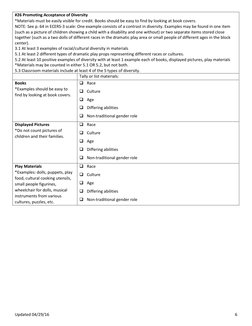 ECERS-3 Materials Checklist Guide | PDF