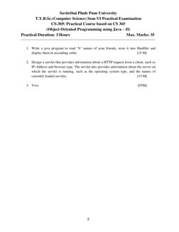 TYBSc CS Sem-VI Practical Solutions | PDF | Java (Programming Language ...