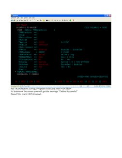 CICS CEDA and Program Management Guide | PDF | Operating System ...