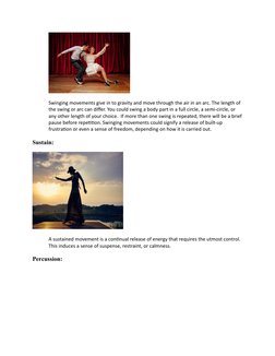 Six Dance Movement Qualities Explained | PDF | Dances | Performing Arts