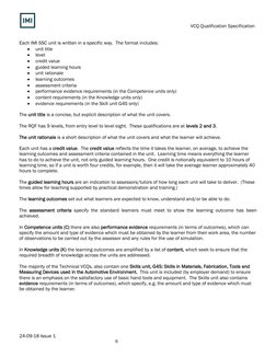IMI VCQ Qualification Guidance Document | PDF | Educational Assessment ...