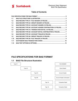 BAI2 File Specifications Overview | PDF | Debit Card | Cheque