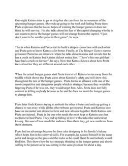 Peeta Mellark: Character Analysis | PDF | The Hunger Games