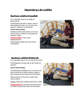Maniobras de Bostezo en Evaluación de Rodilla | PDF | Relaciones ...