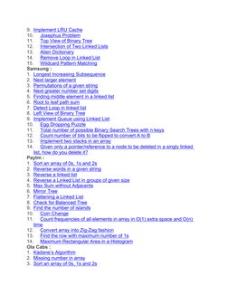 Company-Wise Coding Questions Guide | PDF | Matrix (Mathematics ...