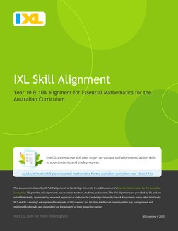 Essential Mathematics For The Australian Curriculum Year 10 and 10a | PDF