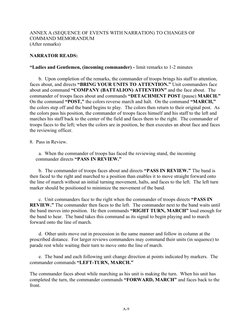 Army Change of Command Ceremony Script | PDF | Company (Military Unit ...