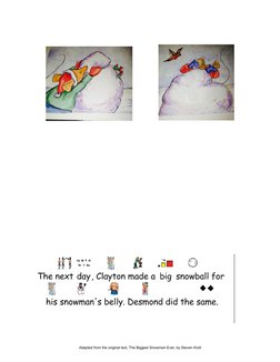 Adapted Resource: The Biggest Snowman Ever | PDF