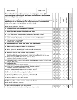 Adult Autism Assessment Questionnaire | PDF | Body Language | Gesture