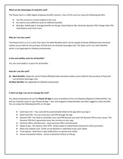 Understanding Pluxee Benefits Card | PDF | Personal Identification ...