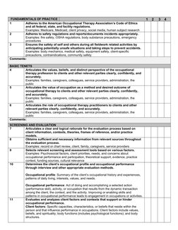 AOTA Fieldwork Performance Evaluation Guide | PDF | Occupational ...