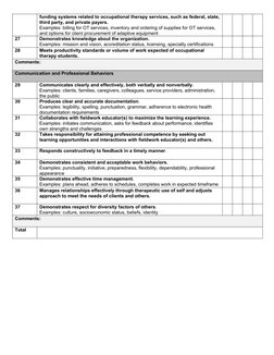 AOTA Fieldwork Performance Evaluation Guide | PDF | Occupational ...