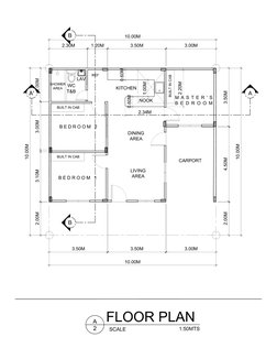 100 sqm House Floor Plan Design | PDF