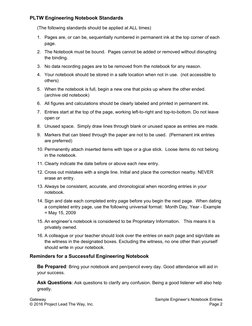 Engineering Notebook Best Practices | PDF | Notebook | Thought