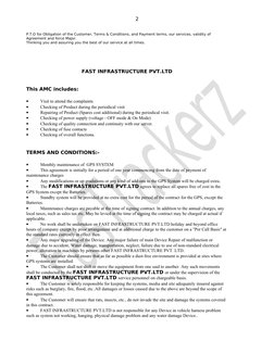 Annual Maintenance Contract Template | PDF | Private Law | Government
