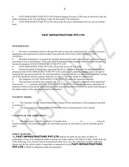 Annual Maintenance Contract Template | PDF | Private Law | Government