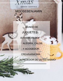 Patrón Amigurumi Alce Benjamin | PDF | Artes Textiles | Costura