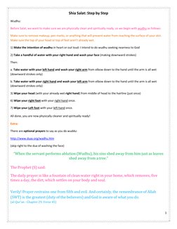 Step-by-Step Shia Salat Guide | PDF | Monotheism | Abrahamic Religions