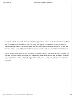 ALCOA Plus Principles for Pharma Integrity | PDF | Pharmaceutical Industry