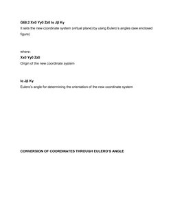 FANUC 5-Axis Programming Codes Guide | PDF | Cartesian Coordinate ...