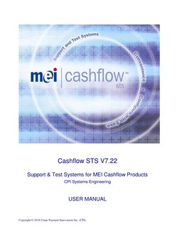 CashFlow STS User Manual | PDF | Login | Usb Flash Drive